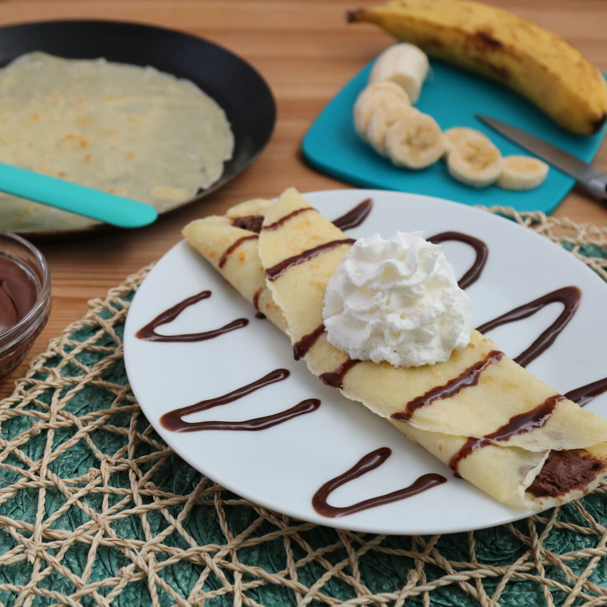 Chocolate Hazelnut Banana Crepes – Whiskware