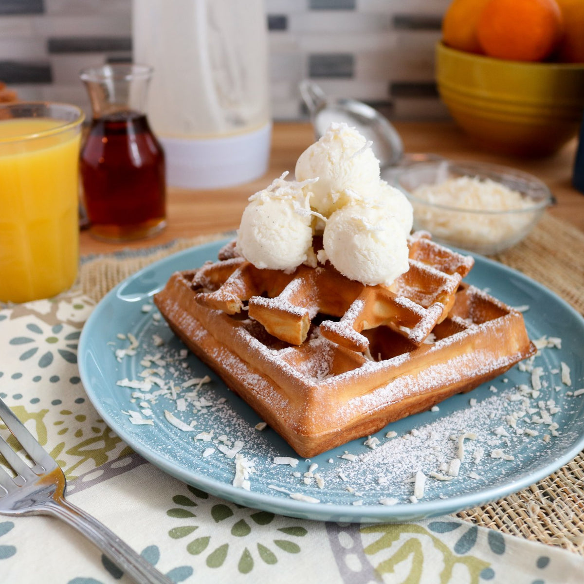 Mini Snowball Waffles – Whiskware